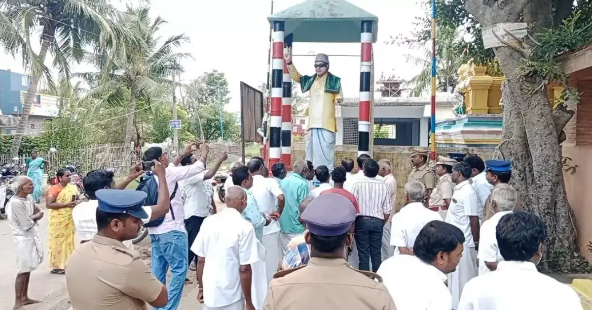 Thittakudi Mgr Statue Hand Broken,எம்ஜிஆர் சிலை கை உடைப்பு ...