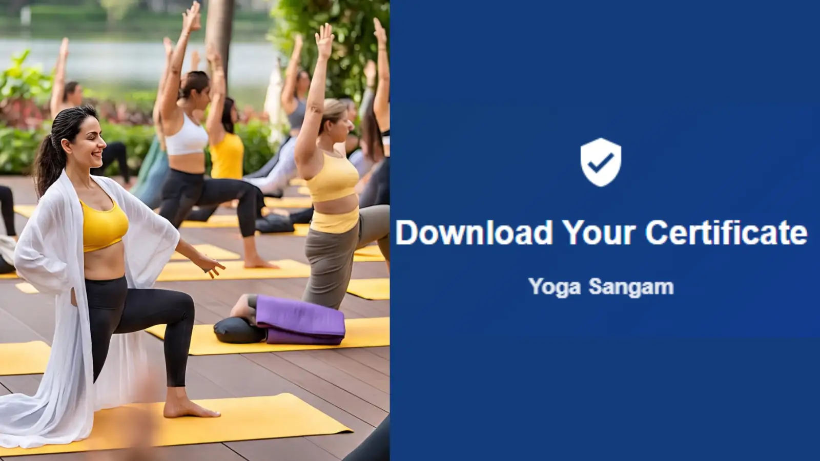 Yoga Sangam Portal,योग कर लिया अब सर्टिफ‍िकेट डाउनलोड करने की बारी, इस ऑनलाइन प्रोसेस को करें ...