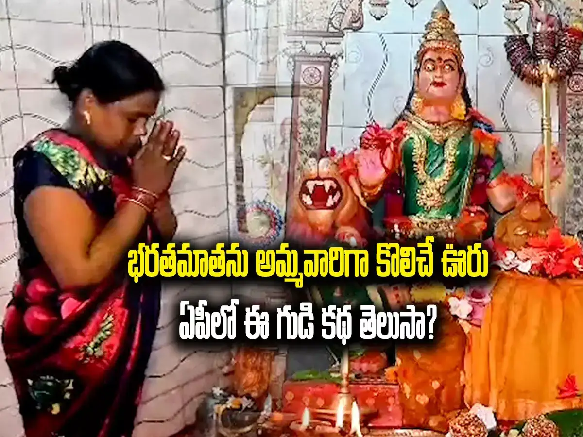 Bharat Mata Temple In Srikakulam,AP: భారత మాతను అమ్మవారిగా కొలిచే ఊరు ...
