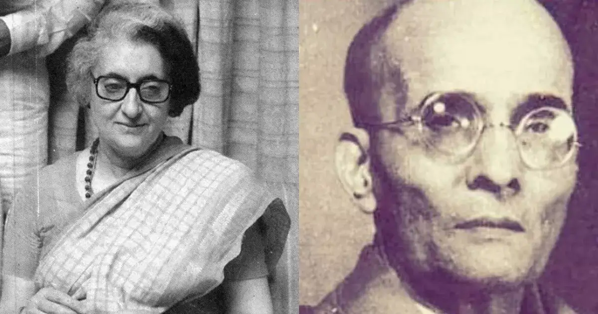 who was veer savarkar indira gandhi letter on savarkar bs yeddyurappa ...