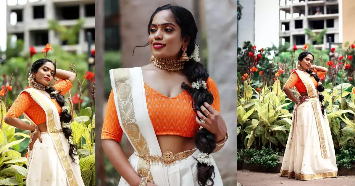 Nimisha Onam Photoshoot,എന്ത് ഭം ഗി നിന്നേ കാണാൻ!! ഓണം ഔട്ട്ഫിറ്റി ...