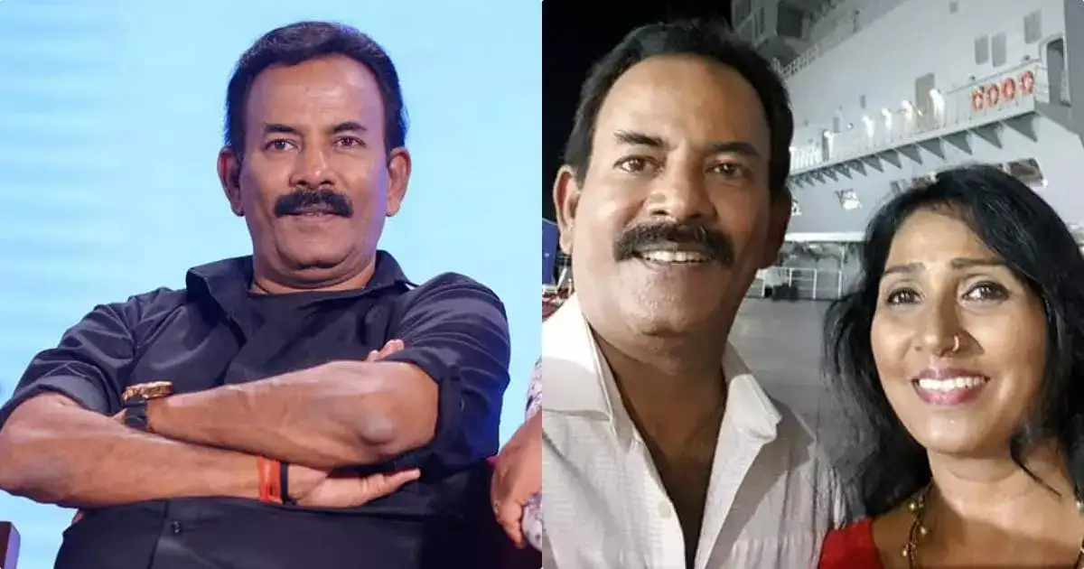 Major Ravi Wife,പുറത്ത് പോവുമ്പോള്‍ ഭാര്യയെ ഒന്ന് കെട്ടിപിടിച്ച് ഉമ്മ ...