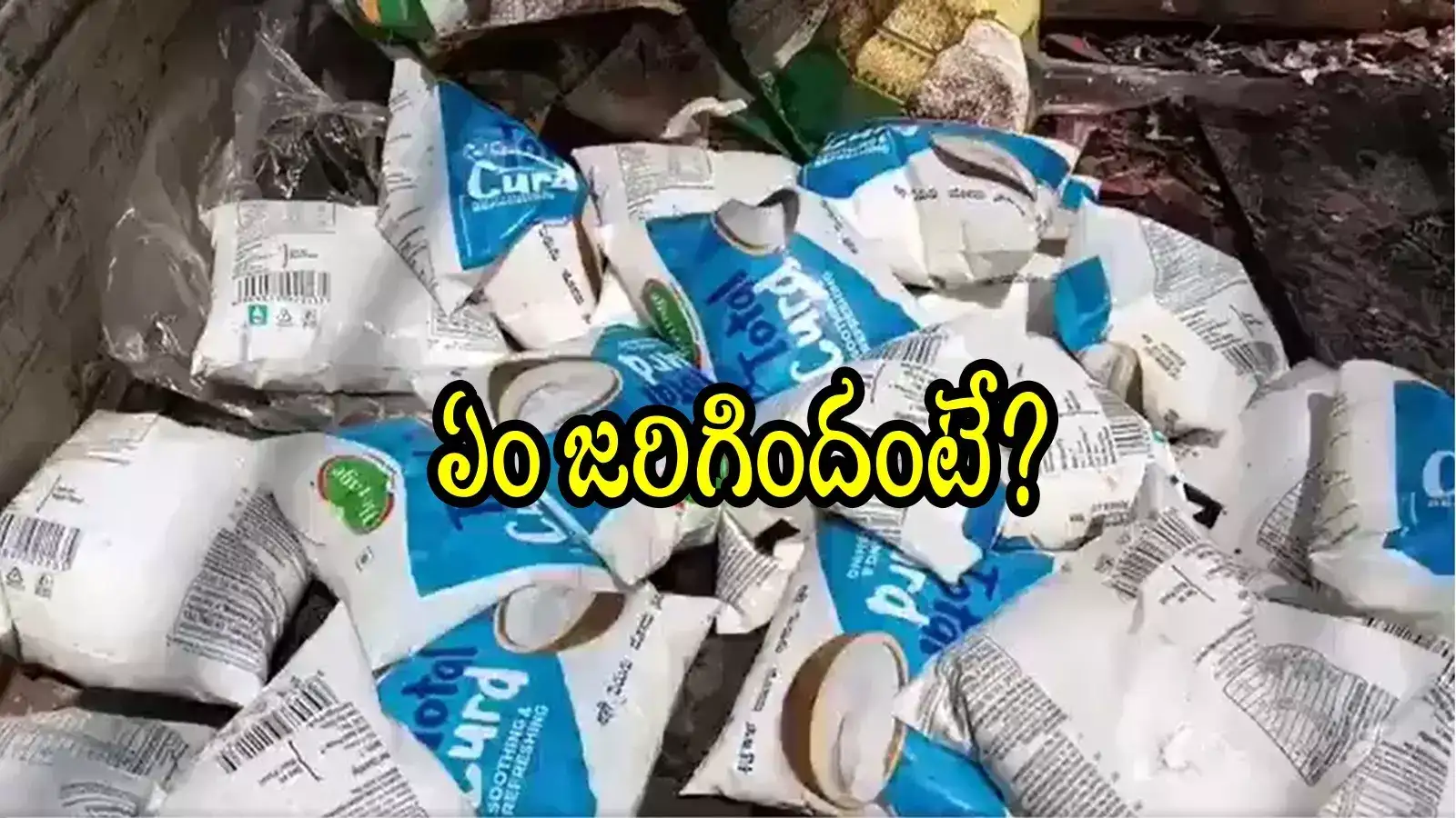 Odisha Heritage Curd Packet,ఆ పెరుగు ప్యాకెట్ల విషయంలో తప్పుడు ...