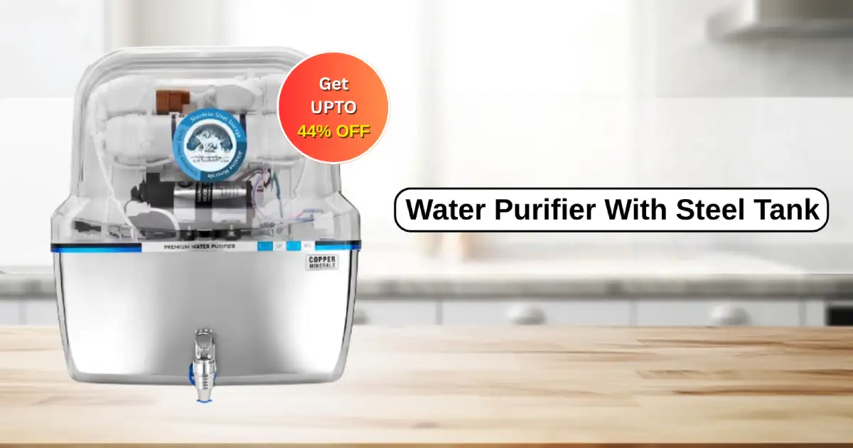 Water Purifier With Steel Tank,Water Purifier: स्टेनलेस स्टील टैंक वाले ...