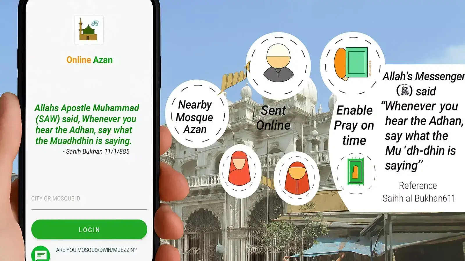 Azan App News,आजान अब ऐप से! लाउडस्पीकर पर रोक के बीच मुंबई की मस्जिदों ...