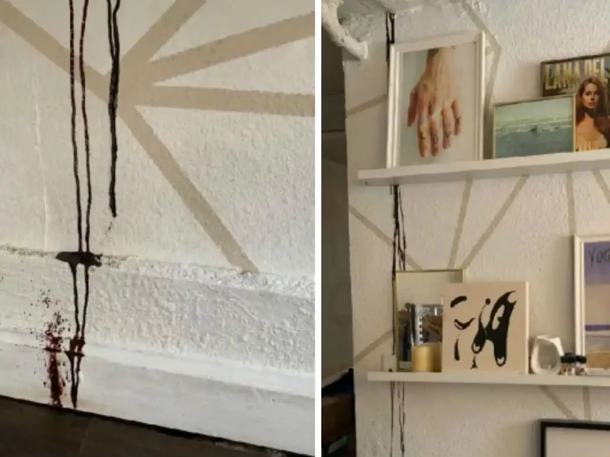 Blood From Ceiling,గోడ నుంచి రక్తం.. పై ఫ్లాట్‌కు వెళ్లి చూసిన ...