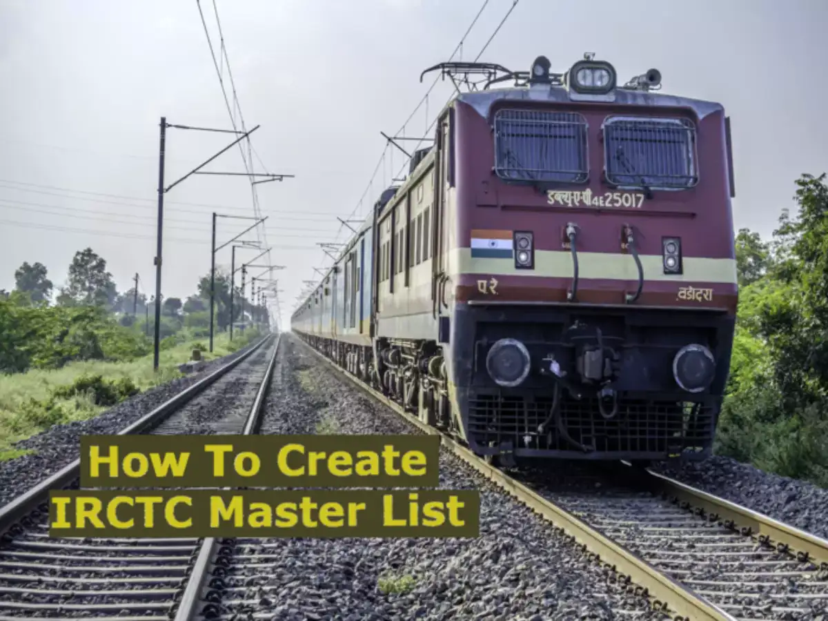 How To Create Irctc Master List,घर बैठे फटाफट काटे तत्काल ट्रेन टिकट ...