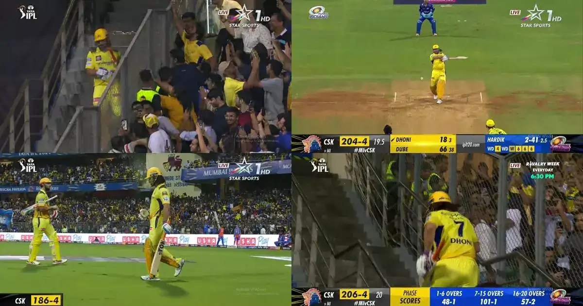 Ms Dhoni Slams Sixes To Hardik Pandya,MS Dhoni: 6,6,6... माही मार रहा है, मैदान पर आते ही ...