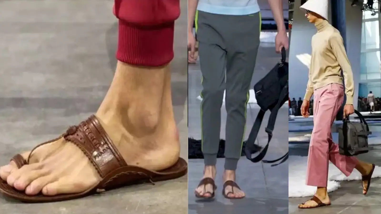 Prada Kolhapuri Chappals,300 की सैंडल 2 लाख में बेच रहा इटैलियन ब्रैंड ...