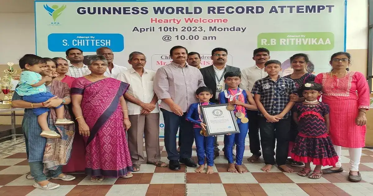 Covai School Students Guinness Record,கோவையில் கின்னஸ் சாதனை படைத்த 11 ...