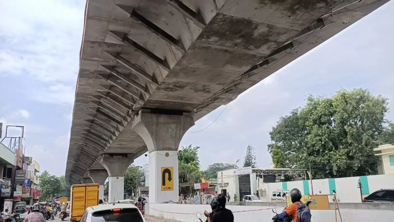 avinashi flyover works are 70 percent completed and open on november ...