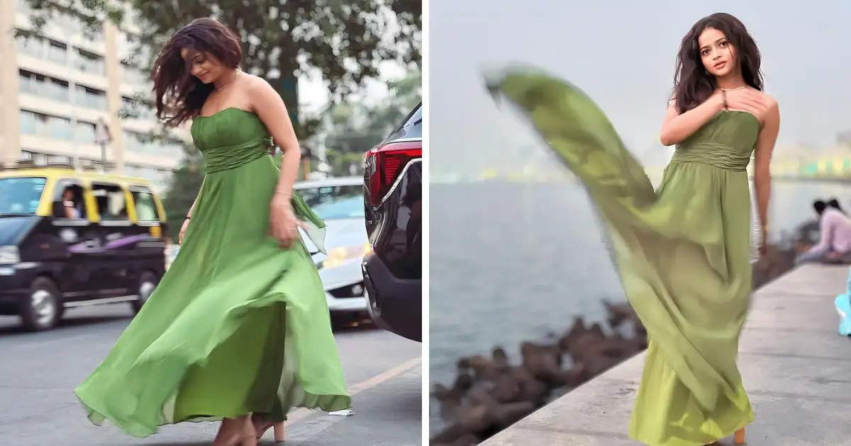 Maharashtrachi Hasya Jatra Fame Shivali Parab Look Beautiful In Green ...