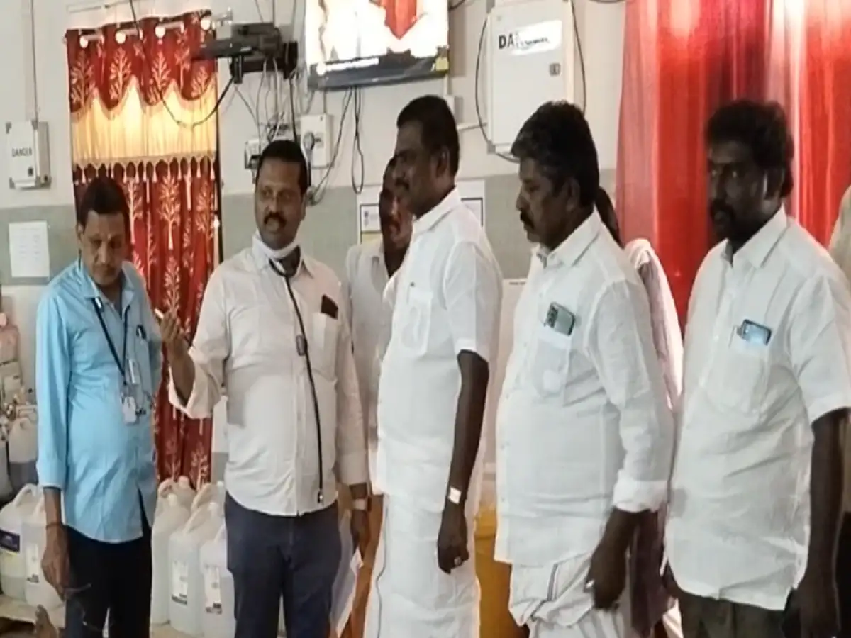 Admk Mla,விருதுநகர் ஸ்ரீவில்லிபுத்தூர்; அரசு மருத்துவமனையில் அதிமுக ...