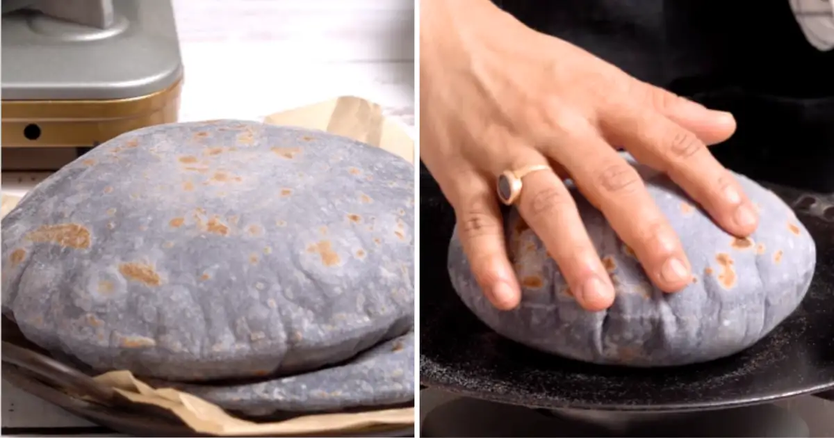 Blue Roti Banane Ka Aasan Tarika,नीली रोटी से बदल जाएगी थाली की शक्ल ...