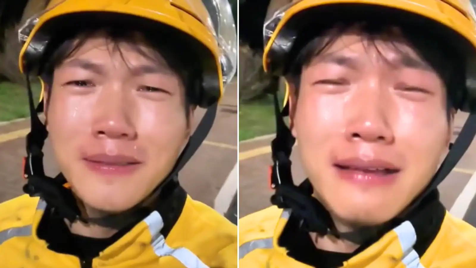 Chinese Delivery Boy Crying Video,'बुरी तरह थक गया हूं...', काम से तंग ...