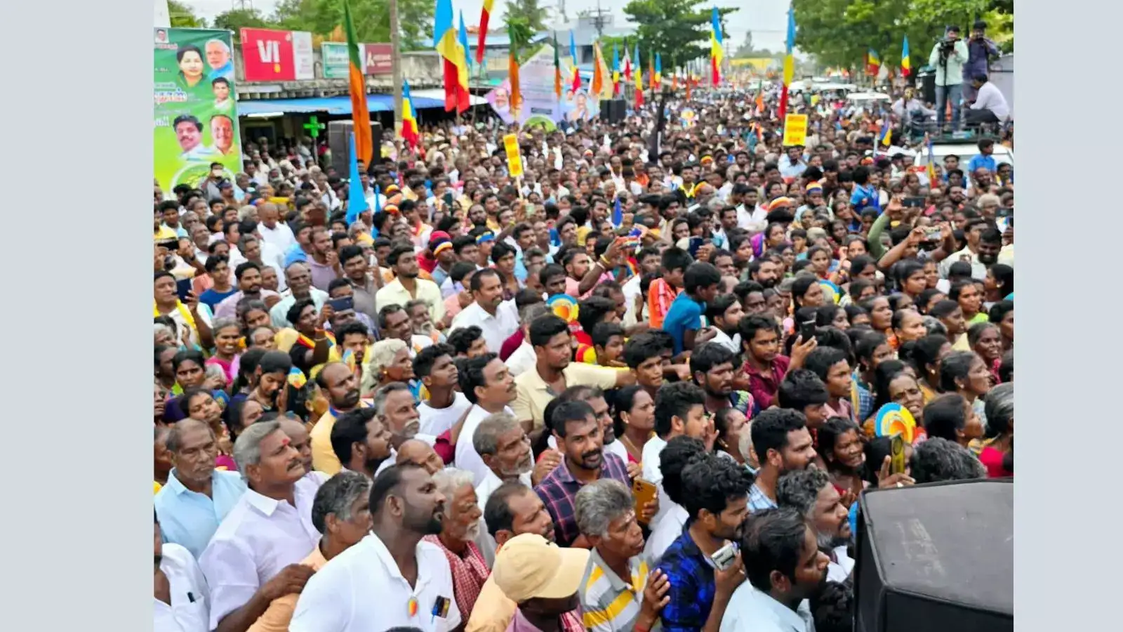 PMK cadres protest in Vikravandi: எங்கள மட்டும் ஏன் போக சொல்றீங்க ...