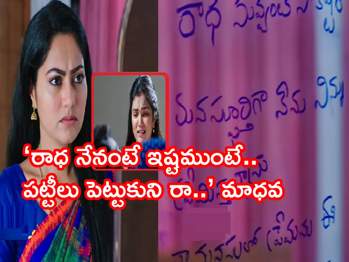 Devatha Serial,Devatha అక్టోబర్ 7 ఎపిసోడ్: రాధకు ప్రపోజ్ చేసిన మాధవ, కంటతడి పెట్టించే ఎమోషనల్ ...