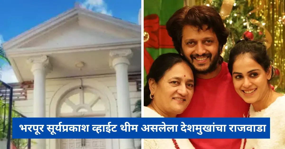 Riteish Genelia Deshmukh House Photo; भरपूर सूर्यप्रकाश व्हाईट थीम ...