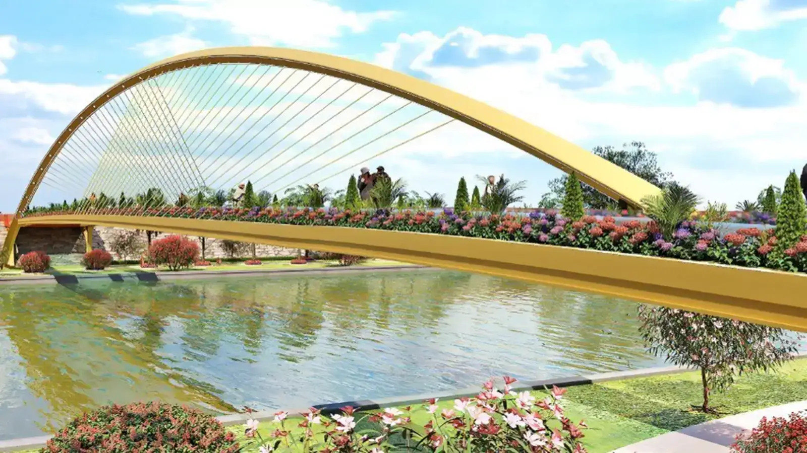 Lucknow Gomti River Front Pedestrian Bridge Plan,लखनऊ के गोमती रिवर ...