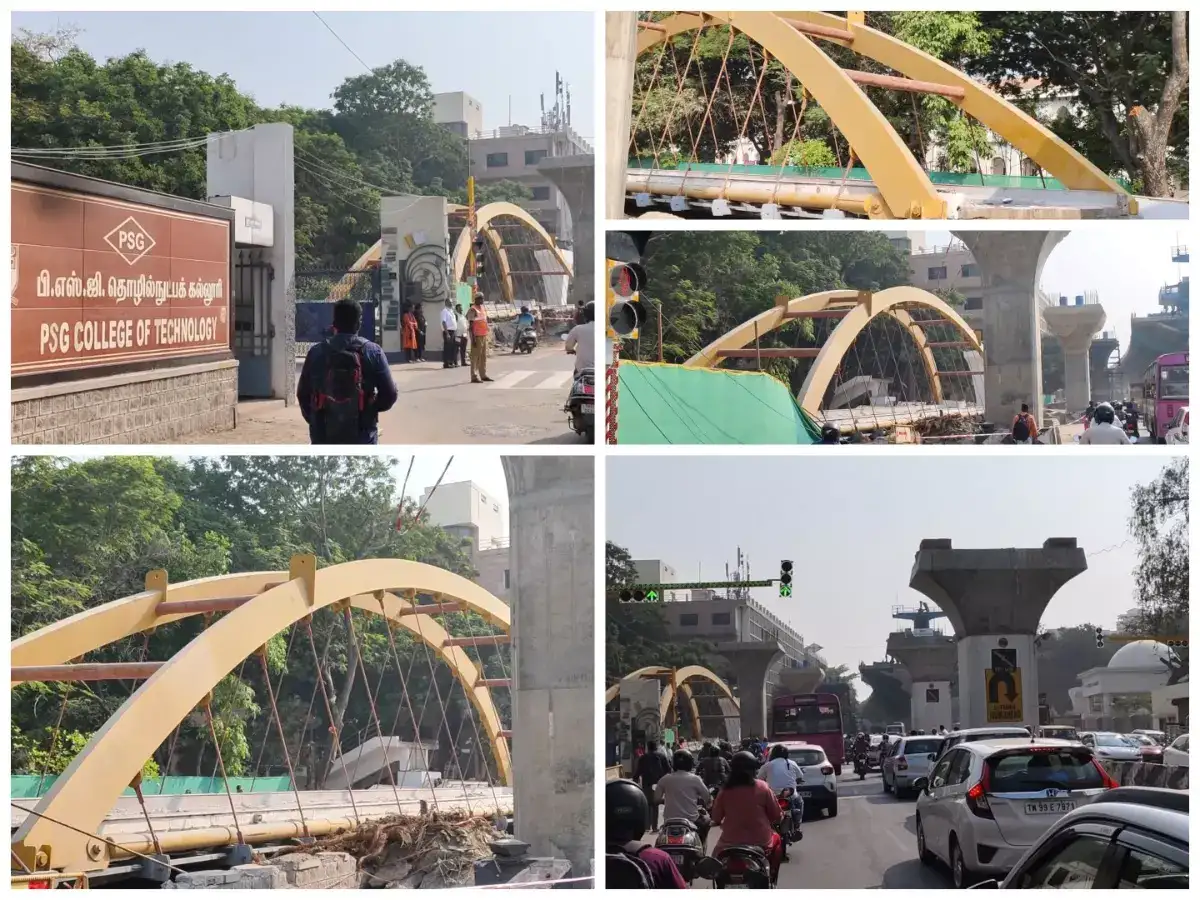 Iconic Bridge in Coimbatore has been dismantled for the Avinashi ...