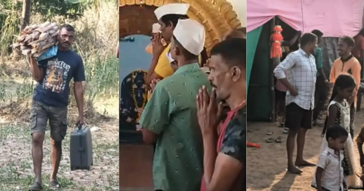 Gavpalan,सिंधुदुर्ग : चिंदर गावची गावपळण सुरू, ग्रामदेवतेने दिला कौल ...