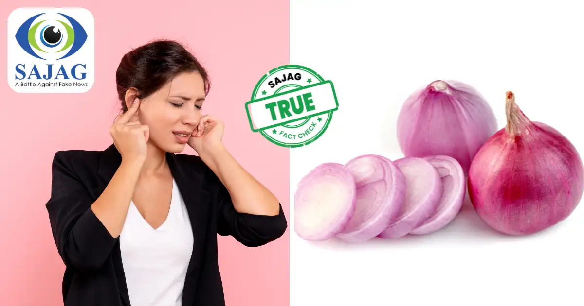 Fact Check: Onion Will Put A Full Stop On Ear Pain, What Is The Truth ...