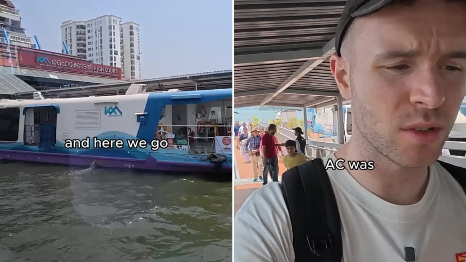 Kerala Ki Water Metro Ka Viral Video,केरल की 'वॉटर मेट्रो' में पहली बार ...