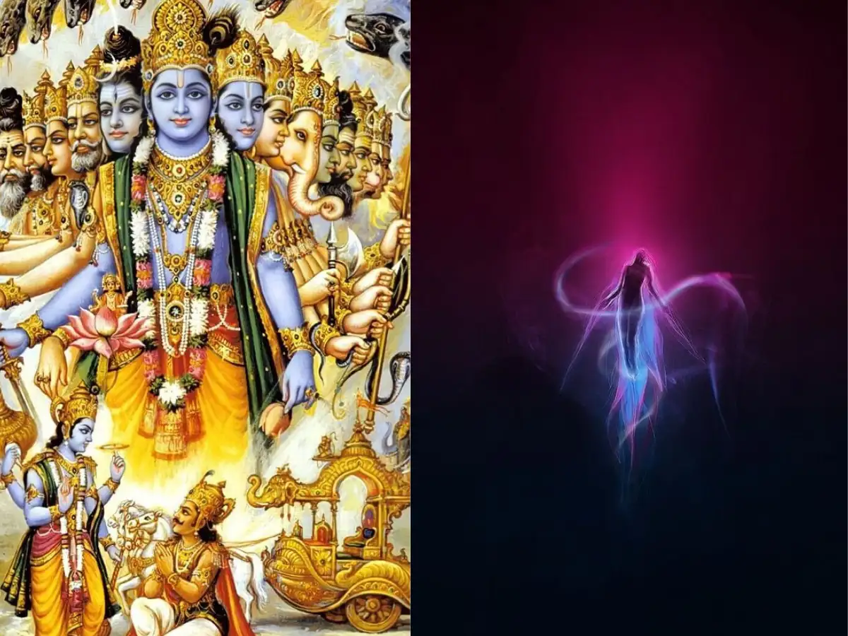 नैनं छिद्रन्ति शस्त्राणि नैनं दहति पावकः - जब अपने विराट रूप में ...