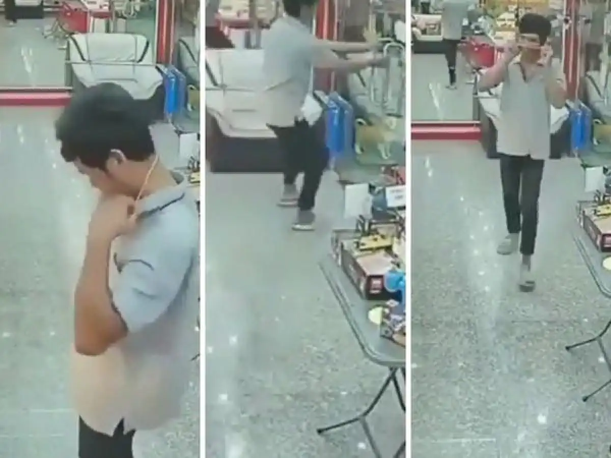 Theif Flee With Gold Chain,మెడలో గోల్డ్ చైన్‌ వేసుకుని జంప్.. డోర్ లాక్ ...