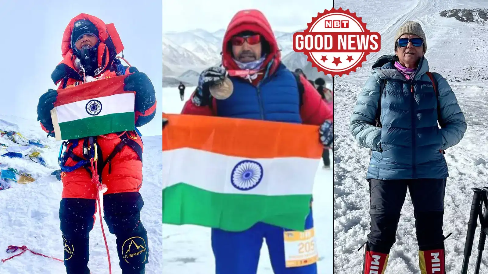 Good News: उम्र हार गई और जीत गया जज्बा भोपाल के 3 पर्वतारोही बने मिसाल ...