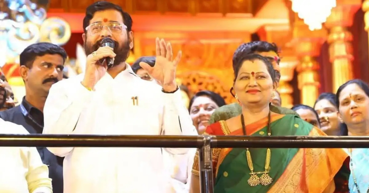 Eknath Shinde Wife Lata Shinde Photo And Saree Collection,एकनाथ शिंदे ...