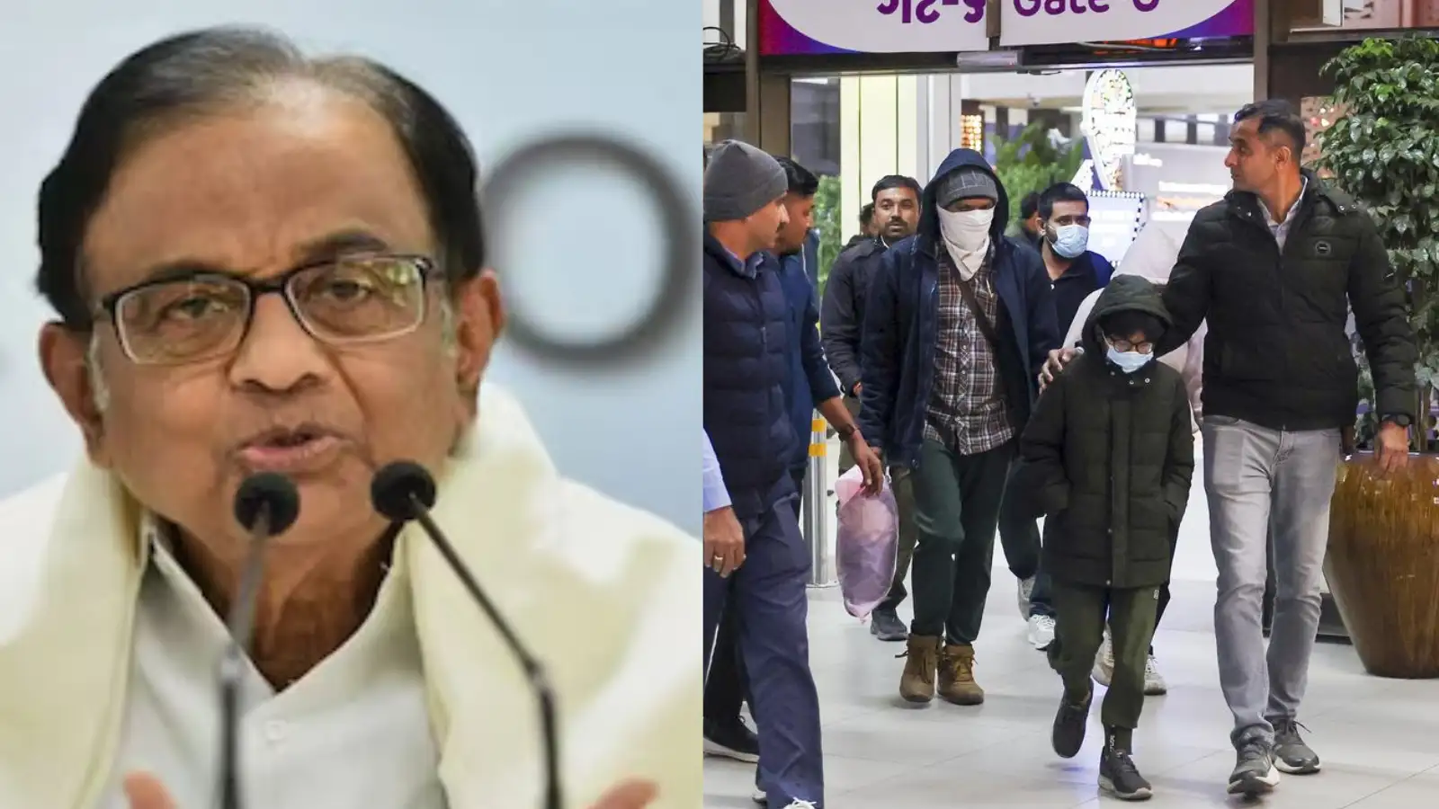 P Chidambaram Questioned Indians Deported Issue: அமெரிக்காவில் இருந்து வெளியேற்றம்: இந்தியர்கள் ...