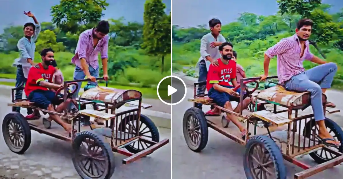 Jugad Gadi Ka Video, Jugad 4 Wheeler Innovation by Boys:बाइक के इंजन और ...
