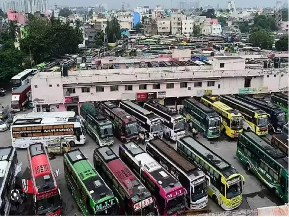 Koyambedu Bus Stand Omni Bus,கிளாம்பாக்கமா? கோயம்பேடா? ஆம்னி பஸ்கள் ...
