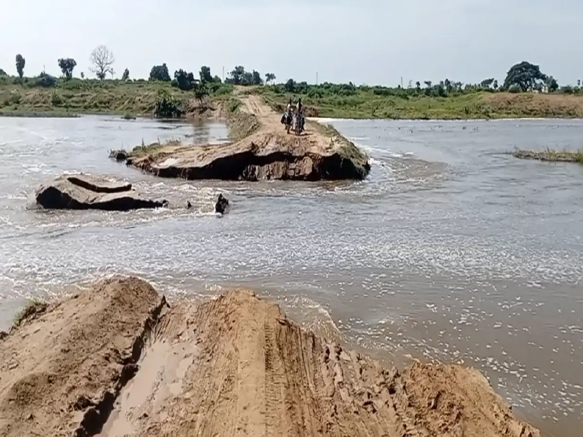 வெள்ளப்பெருக்கு,காஞ்சி...செய்யாற்றில் வெள்ளப்பெருக்கு; தற்காலிக ...