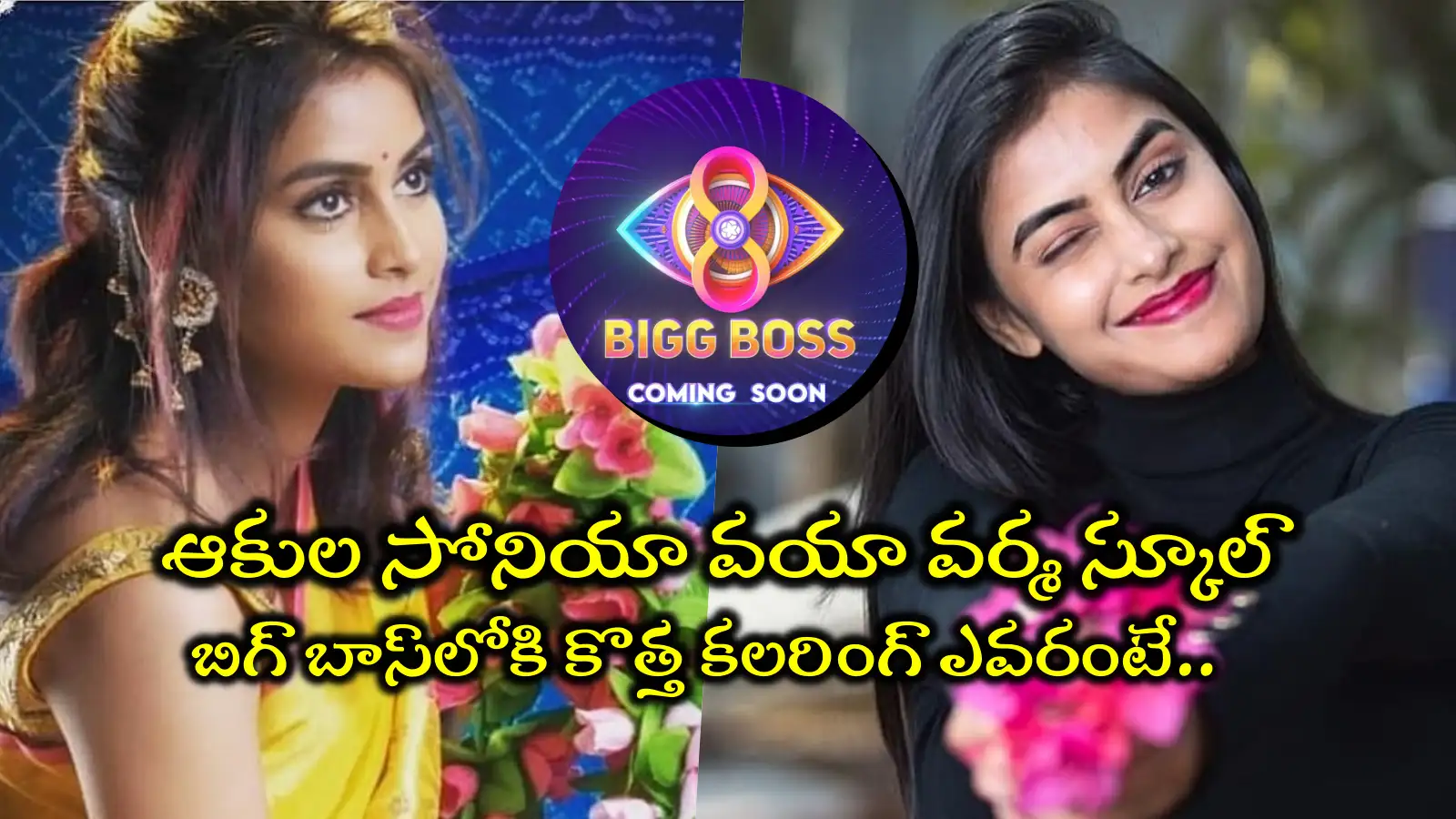 Bigg Boss 8 Telugu,Sonia Akula Bigg Boss 8: వర్మ స్కూల్ నుంచి బిగ్ బాస్ ...