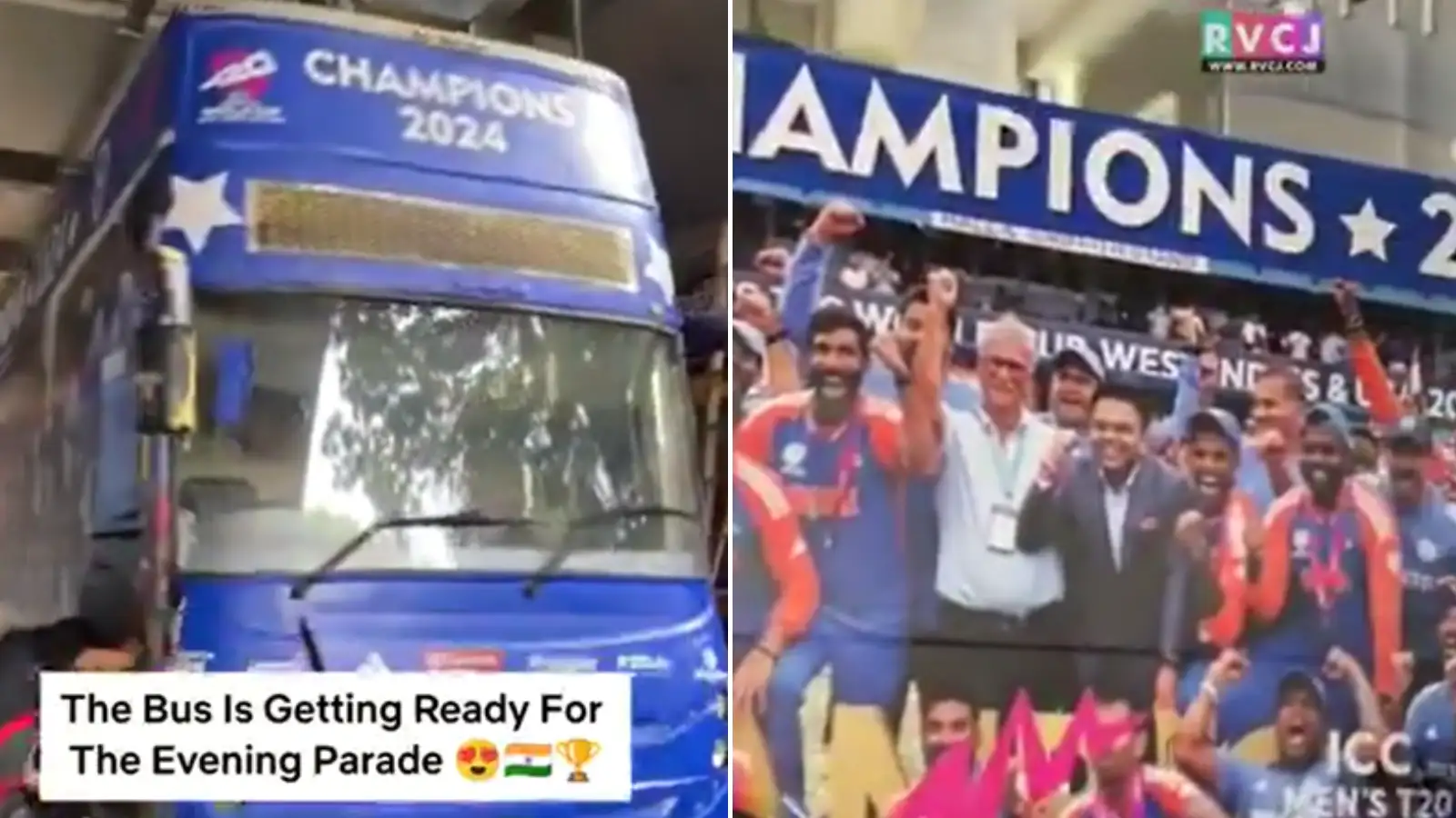 Team India T20 World Cup Victory Parade Bus Viral: टीम इंडिया मुंबईत ...