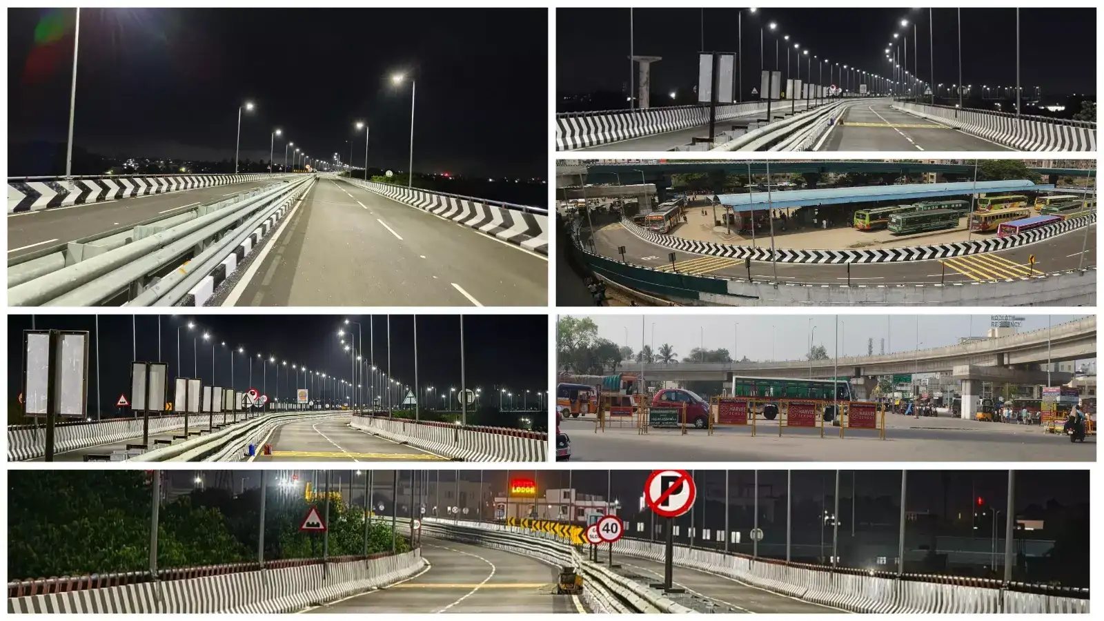 Coimbatore Ukkadam Flyover Opened in NextWeek : மின் விளக்குகளால் ...