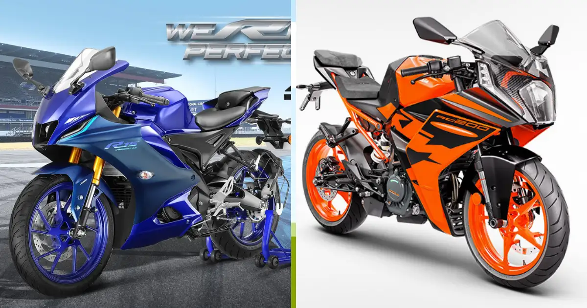 Ktm Vs Yamaha,KTM RC 200 vs Yamaha R15 V4 சிறந்த ஸ்போர்ட்ஸ் பைக் எது ...