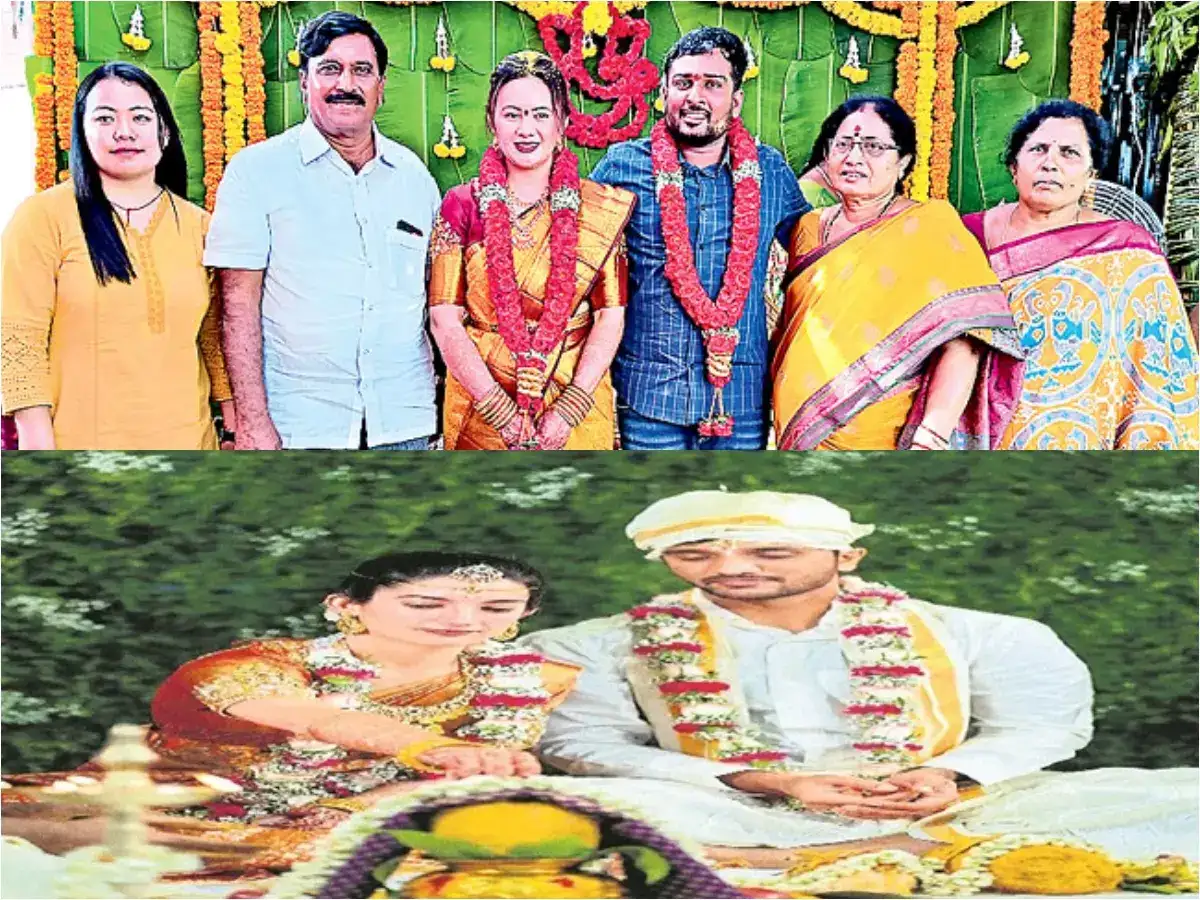 Chittoor Man Marries Spanish woman Penumuru man Married Nepali Bride ...
