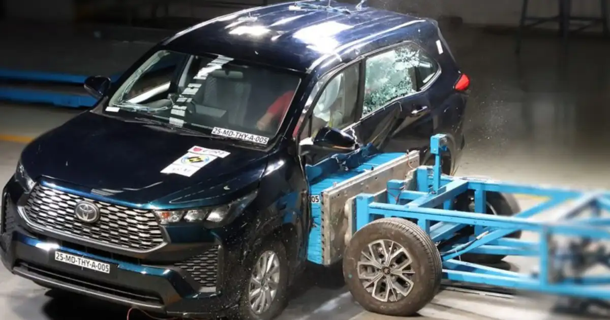 Toyota Innova HyCross Bharat NCAP Rating,Toyota Innova HyCross ने लगाया ...