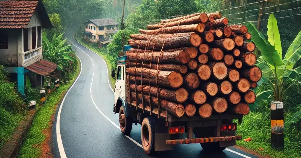 MC Road Timber Lorry Movement,ഒരു ദിവസം എംസി റോഡ് വഴി തടി ...