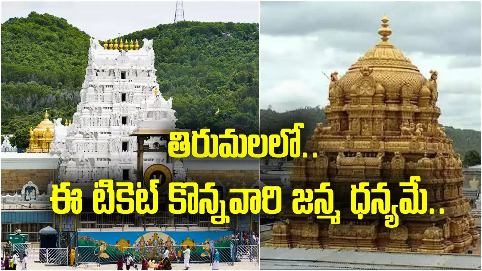 Tirumala Begins Rs 1 crore Udayastamana Seva Ticket Details - TTD ...