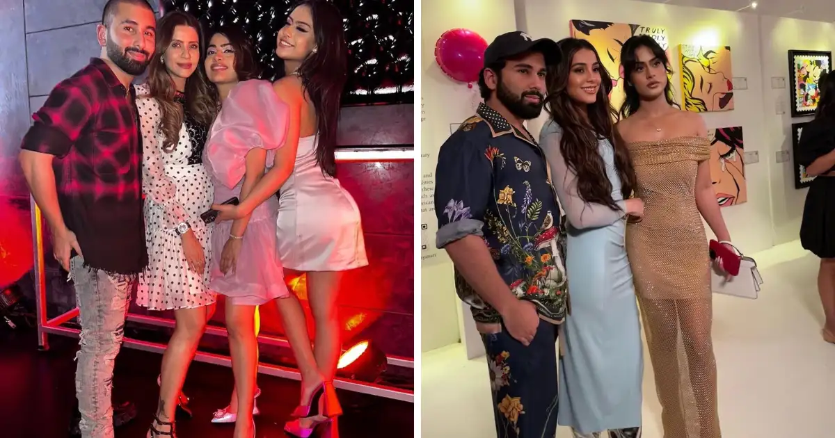 Kajol Ajay Devgn Daughter Nysa Devgn Red Mini Short Dress Stunning ...