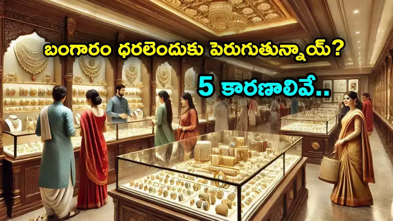 బంగారం ధరలు పెరగడానికి కారణం,రూ. లక్ష దాటి దూసుకెళ్తున్న బంగారం ధర.. ఈ ...