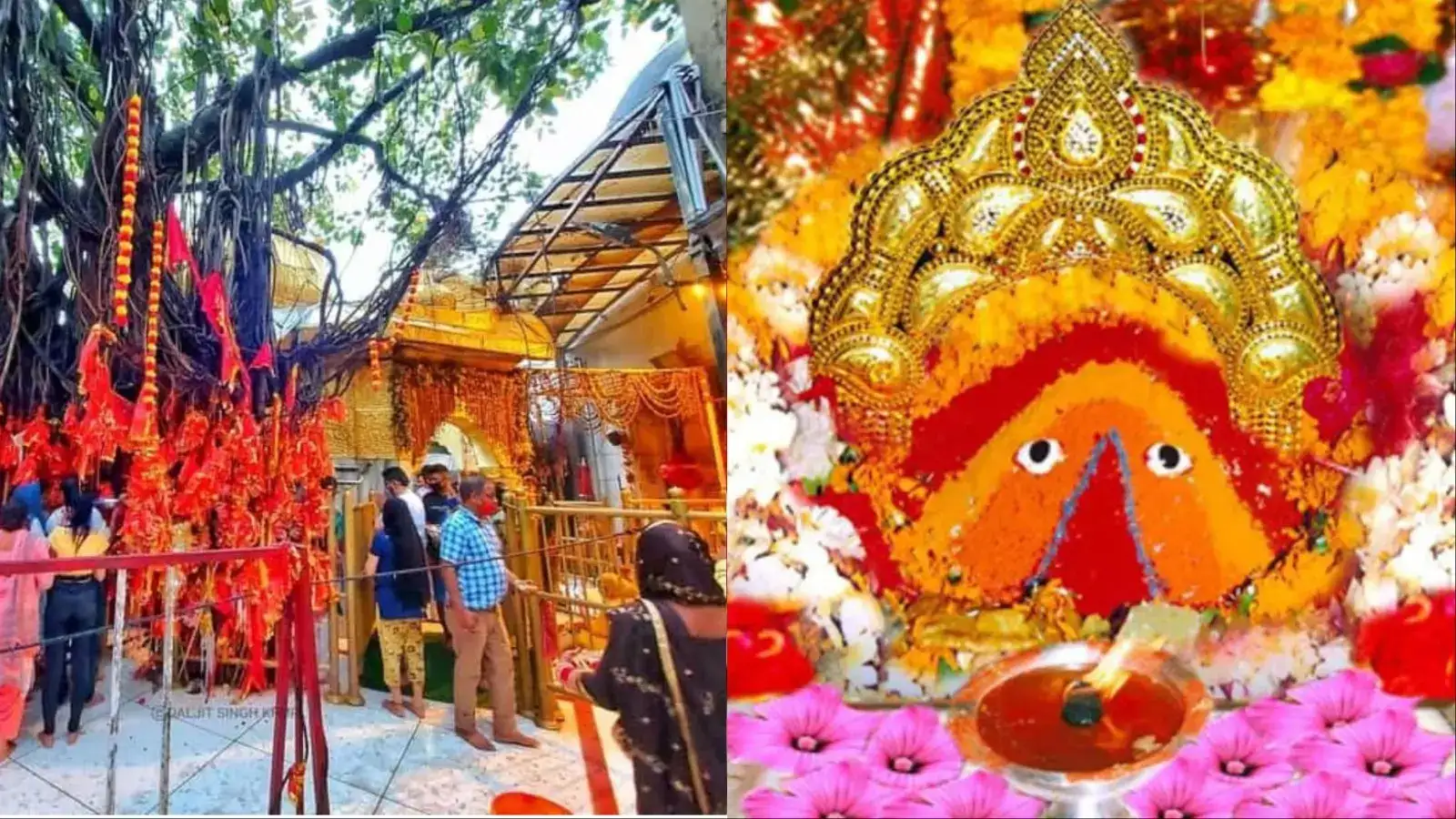 Chintpurni Mata Mandir: चिंतपूर्णी मंदिर में LED स्क्रीन पर माता की ...