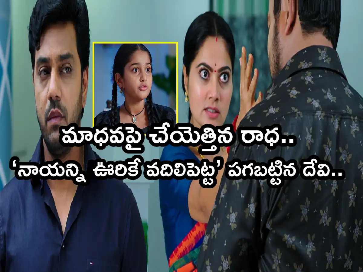 Devatha Serial,Devatha జూలై 21 ఎపిసోడ్: ‘నాయన్ని వదిలిపెట్ట’ పగతో రగిలిన దేవి.. మాధవ చెంప ...