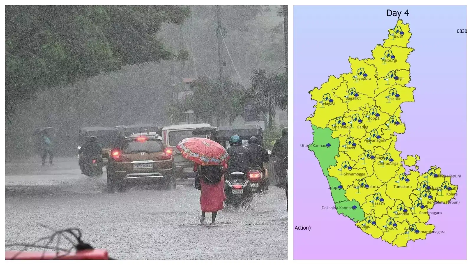 ಕರ್ನಾಟಕದಾದ್ಯಂತ ಯೆಲ್ಲೋ ಅಲರ್ಟ್,Karnataka Weather: ಜೂನ್‌ 4 ರಿಂದ ಮತ್ತೆ ಮಳೆ ...