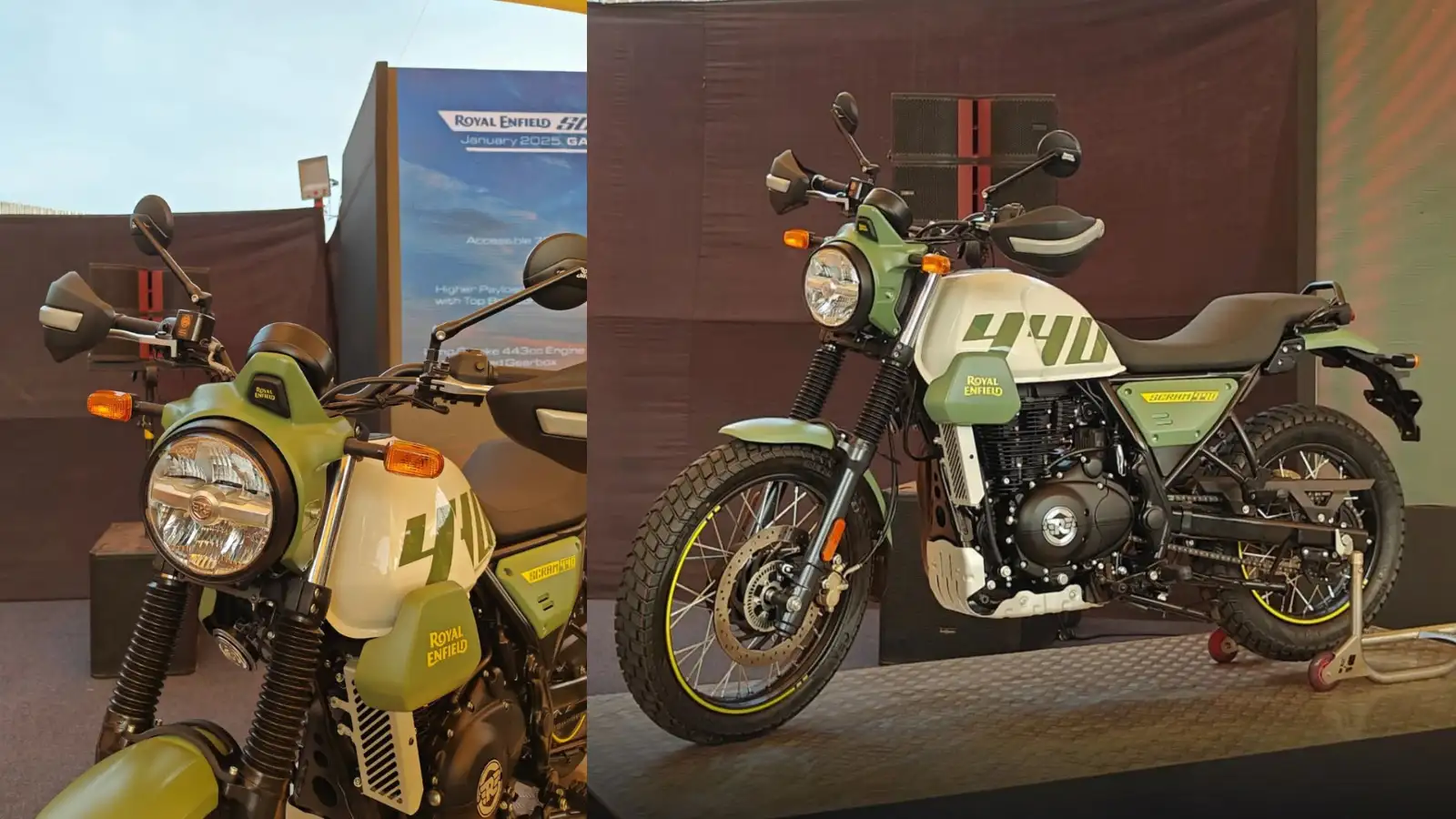 royal enfield updated scram 411 to scram 440 with big engine: Royal ...