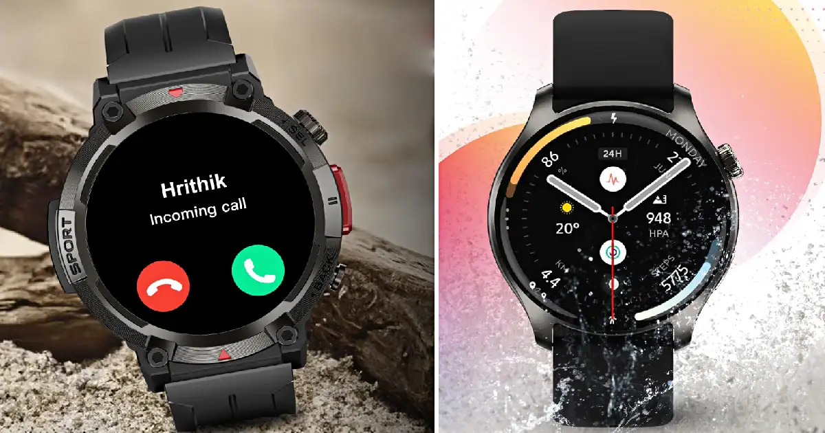 Round Dial Smartwatch,क्लासिक लुक वाली इन Round Dial Smartwatch को ...